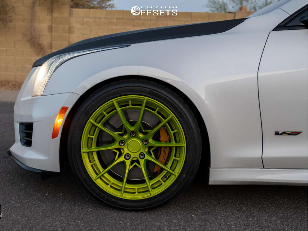 2017 Cadillac ATS with 18x9.5 24 VR Forged D03-r and 275/35R18 ...