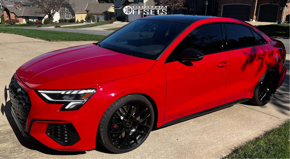 2023 Audi S3 with 19x8.5 42 Enkei Raijin and 235/35R19 Bridgestone ...