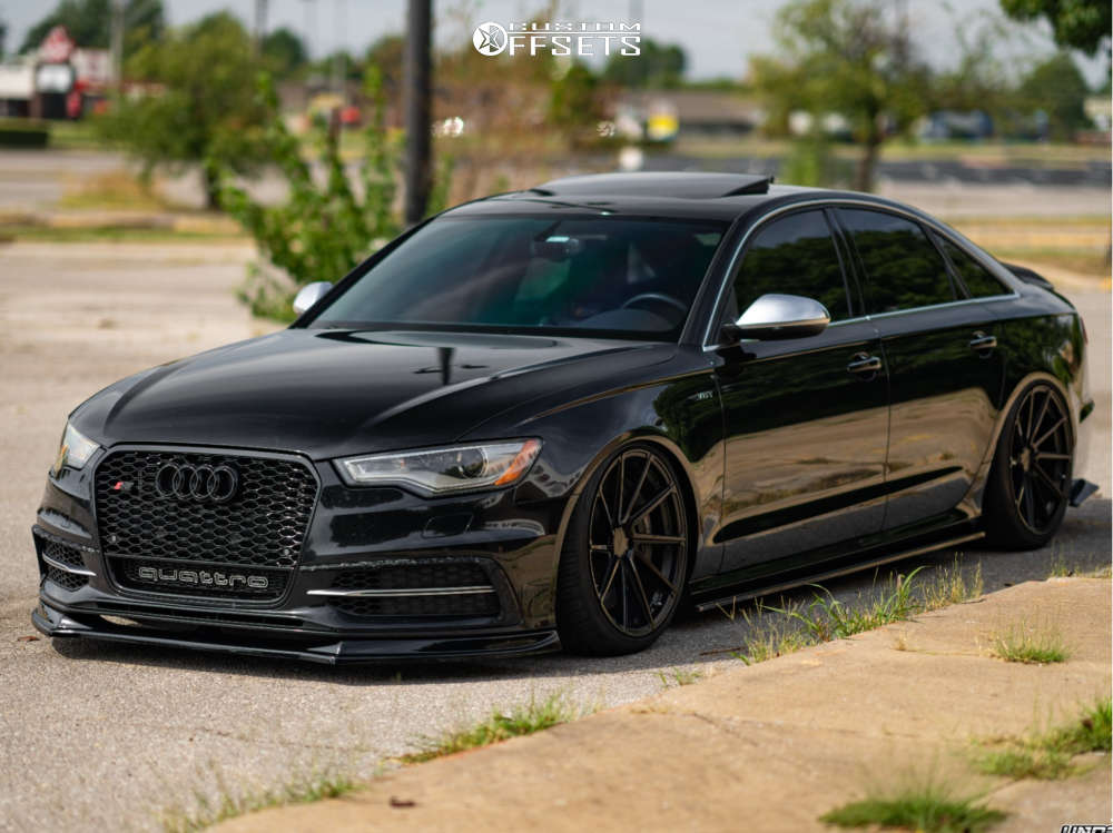 2014 Audi S6 with 20x10 44 TSW Watkins and 255/35R20 Toyo Tires Extensa ...