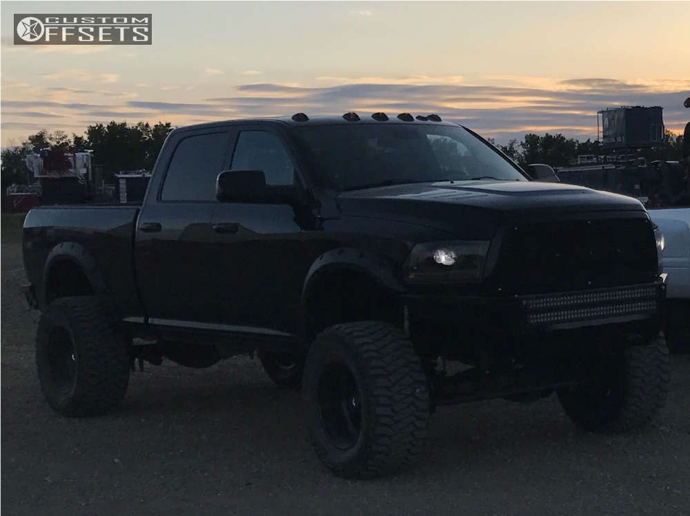 2014 Ram 3500 with 20x12 -40 American Force Evo Ss and 36/15.5R20 ...