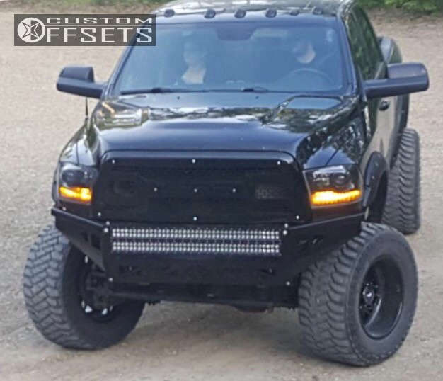 2014 Ram 3500 with 20x12 -40 American Force Evo Ss and 36/15.5R20 ...