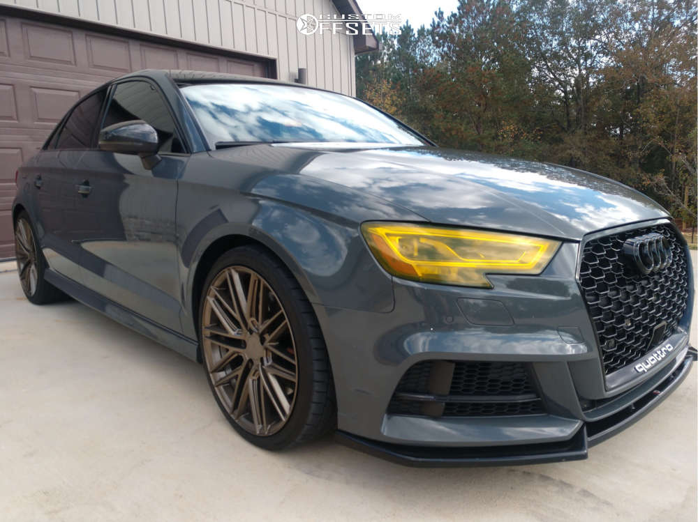2018 Audi S3 with 19x8.5 35 TSW Pescara and 235/35R19 Nitto Nt555 G2 ...