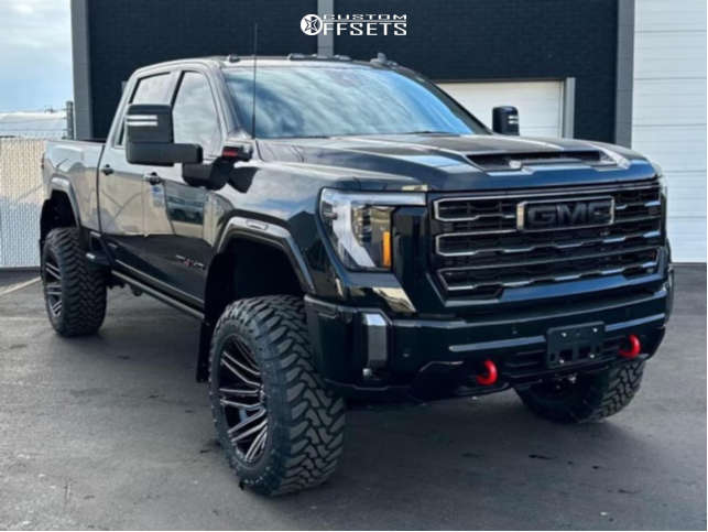 2024 GMC Sierra 2500 HD with 22x12 -51 Fuel Typhoon and 37/13.5R22 Toyo ...