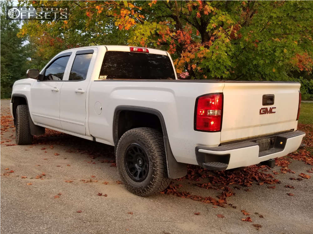 2016 GMC Sierra 1500 with 17x8.5 -6 Fuel Vector and 285/70R17 Falken ...