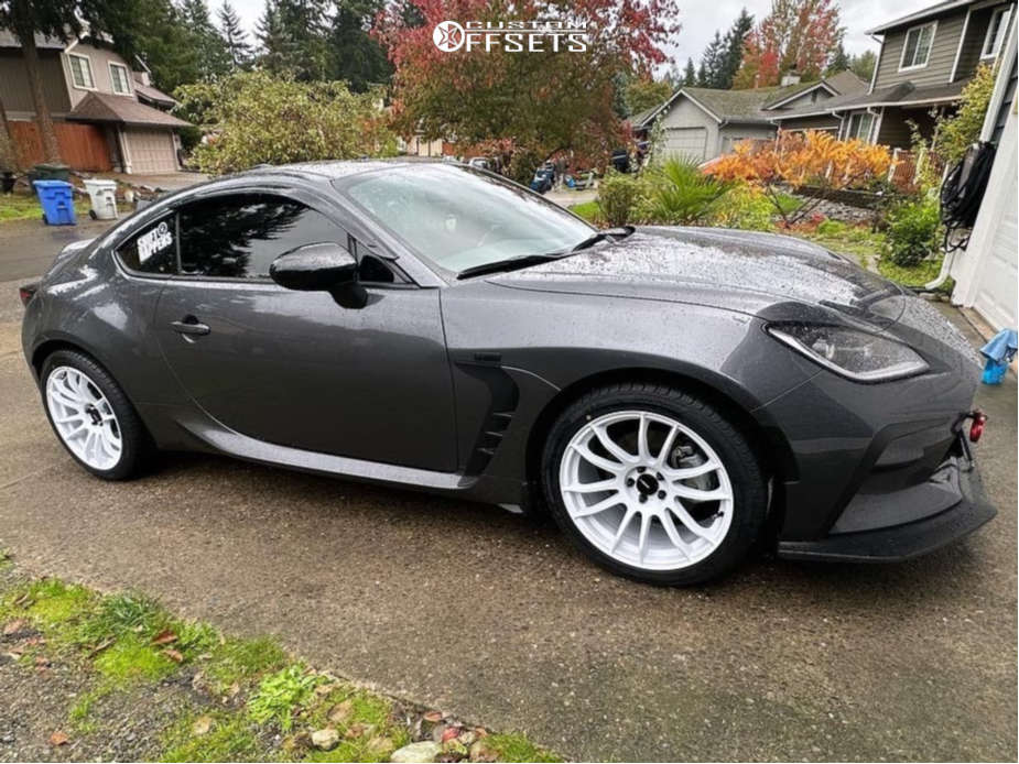 2023 Toyota GR86 with 18x8.5 33 AVID1 Av20 and 245/40R18 Toyo Tires Celsius and Stock | Custom ...