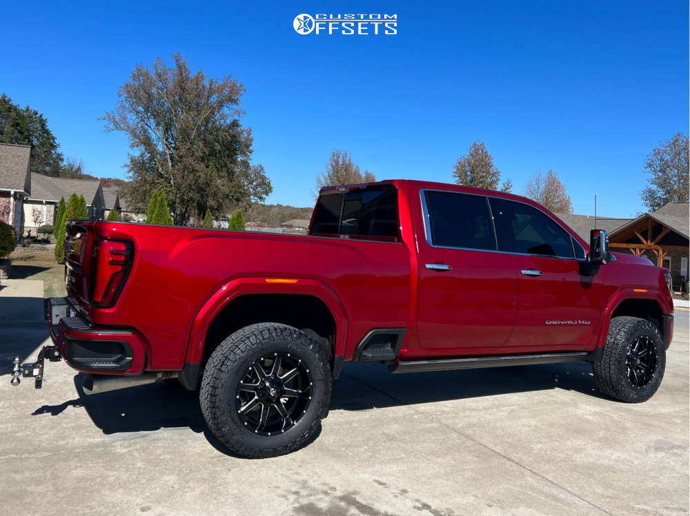 2024 GMC Sierra 2500 HD with 20x10 -18 Fuel Maverick and 35/12.5R20 ...