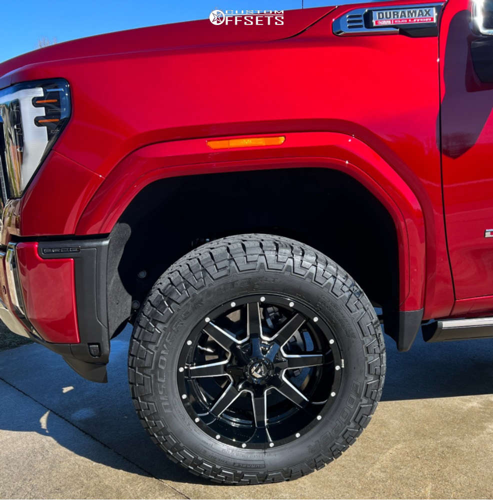 2024 GMC Sierra 2500 HD with 20x10 -18 Fuel Maverick and 35/12.5R20 ...