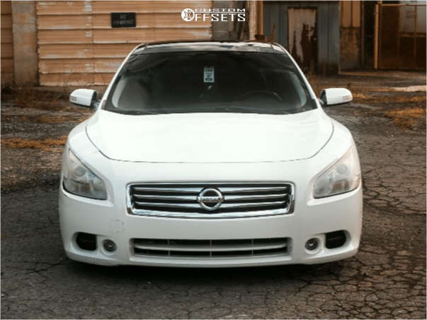 2013 Nissan Maxima with 18x9 17 Weds Cerberus 2 and 225/40R18 GT Radial ...
