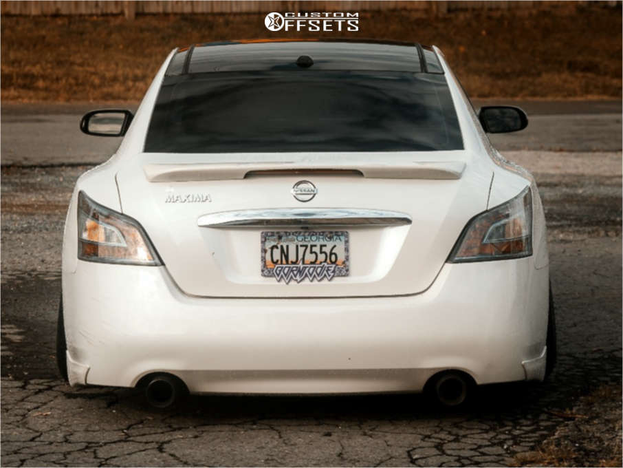 2013 Nissan Maxima with 18x9 17 Weds Cerberus 2 and 225/40R18 GT Radial ...
