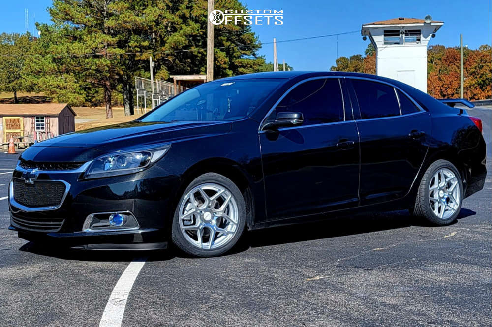 2015 Chevrolet Malibu with 17x7.5 35 Versus Racing Vs23 and 205/40R17 ...