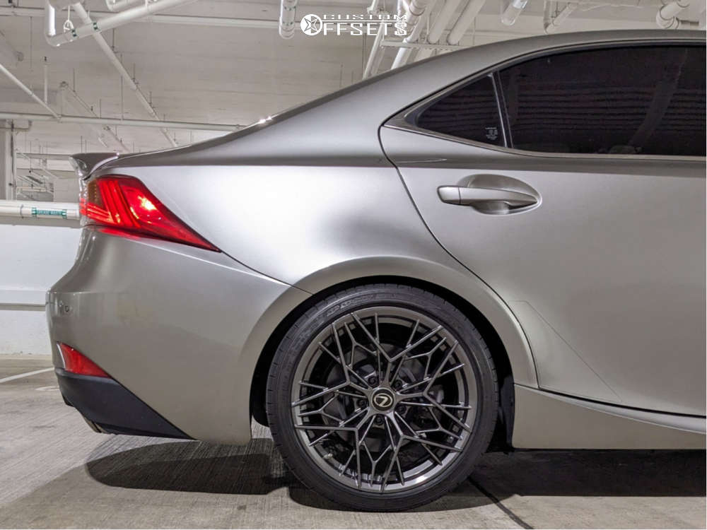 2020 Lexus IS350 with 19x8.5 35 MRR Gf10 and 225/40R19 Dunlop SP Sport ...