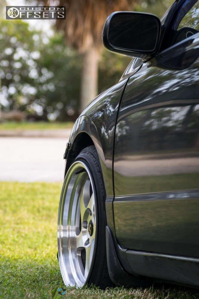 2008 Honda Civic with 17x9 25 JNC Jnc034 and 205/40R17 Toyo Tires ...