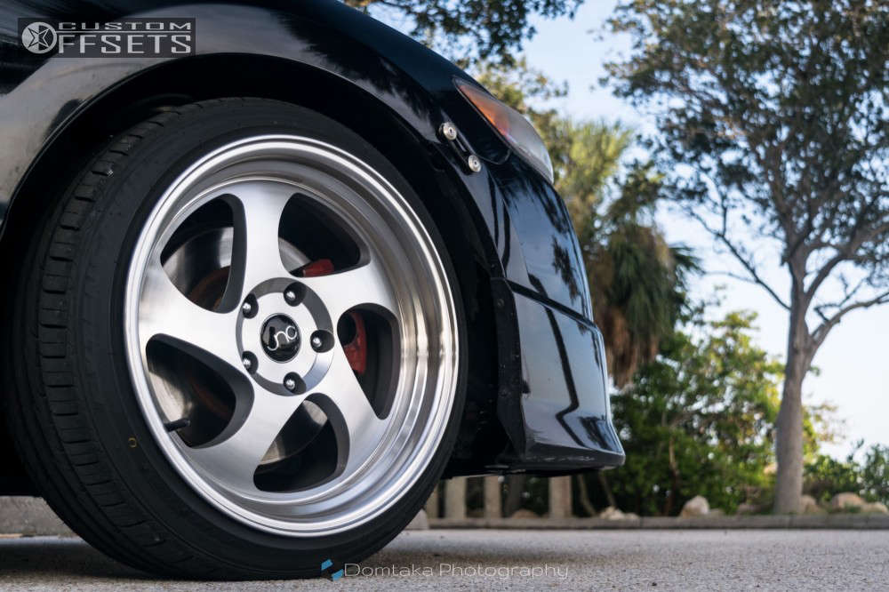 2008 Honda Civic with 17x9 25 JNC Jnc034 and 205/40R17 Toyo Tires ...