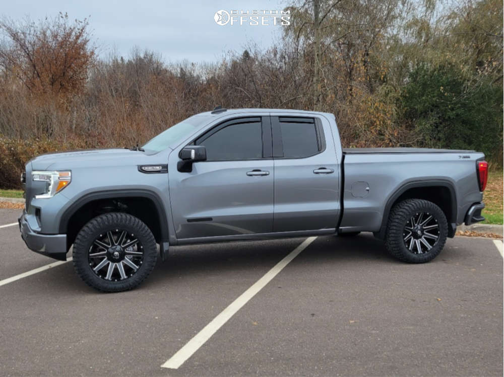 2021 GMC Sierra 1500 with 20x9 2 Fuel Contra and 33/12.5R20 Radar ...