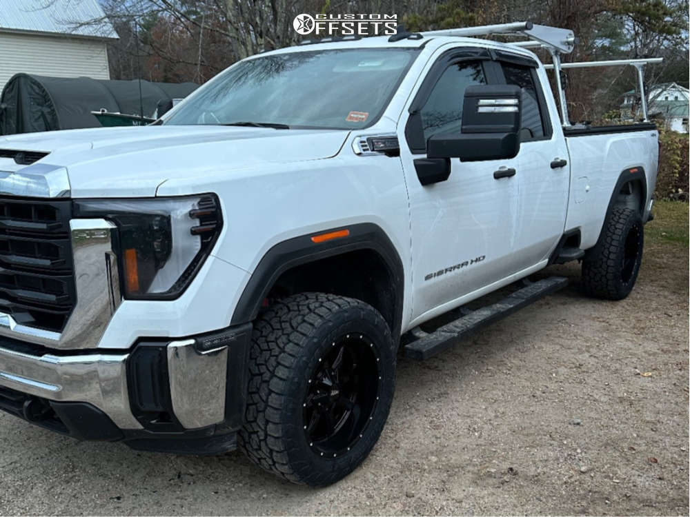 2024 GMC Sierra 2500 HD with 20x10 -24 Moto Metal Mo970 and 33/12.5R20 ...