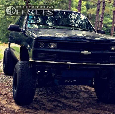 1999 Chevrolet Tahoe with 15x12 -44 Bart Wheels Super Trucker and 35/10 ...