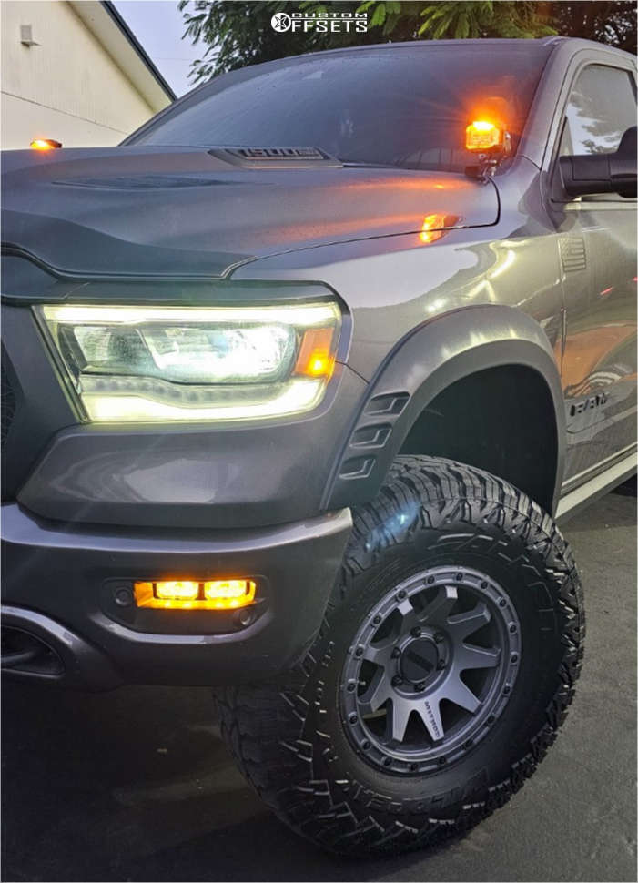 2021 Ram 1500 with 18x9 18 Method Mr317 and 37/12.5R18 Falken Wildpeak ...