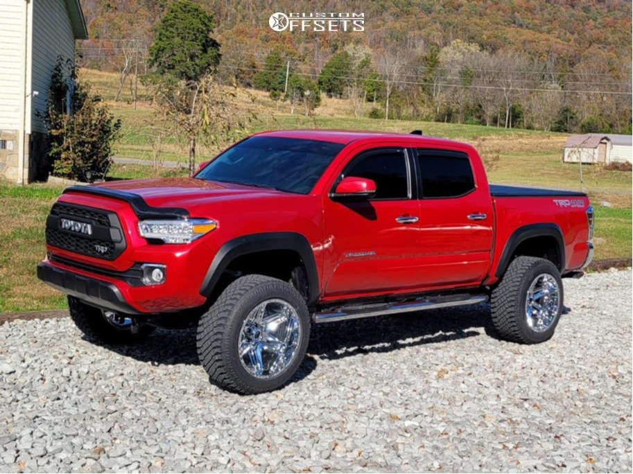 2022 Toyota Tacoma with 20x12 -51 Vision Razor and 305/50R20 Atturo ...