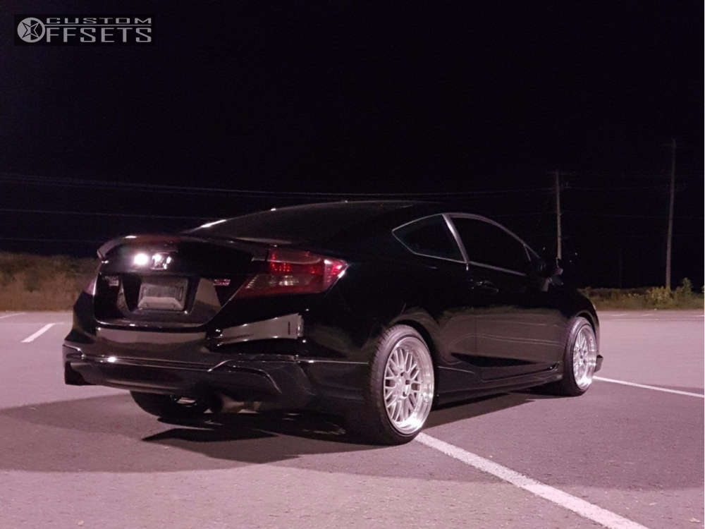 2012 Honda Civic with 18x9.5 12 Varrstoen Es1 and 225/40R18 Nankang NS ...