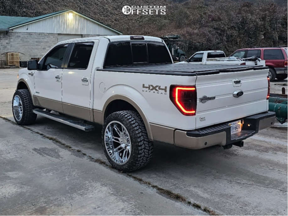 2014 Ford F-150 with 22x12 -51 ARKON OFF-ROAD Davinci and 33/12.5R22 ...
