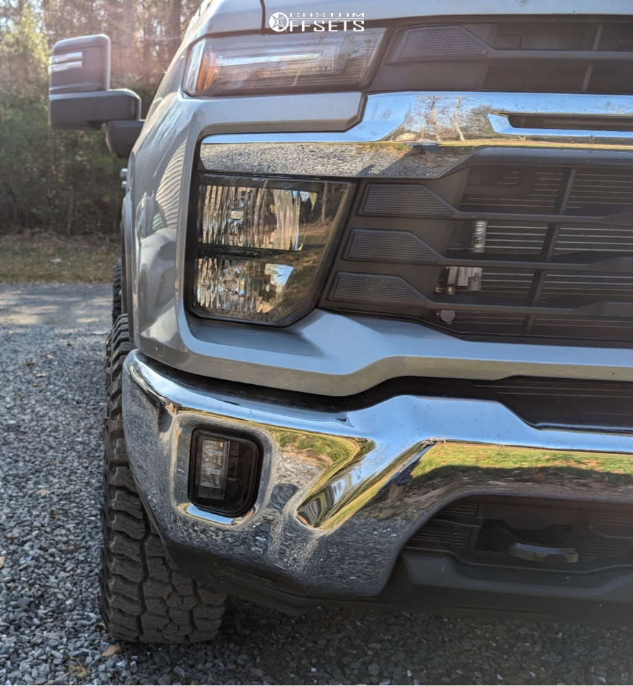 2024 Chevrolet Silverado 2500 HD with 18x9 1 Fuel Covert and 305/70R18 Mickey Thompson Baja Boss ...