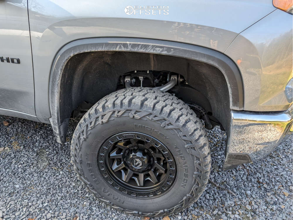2024 Chevrolet Silverado 2500 HD with 18x9 1 Fuel Covert and 305/70R18 Mickey Thompson Baja Boss ...