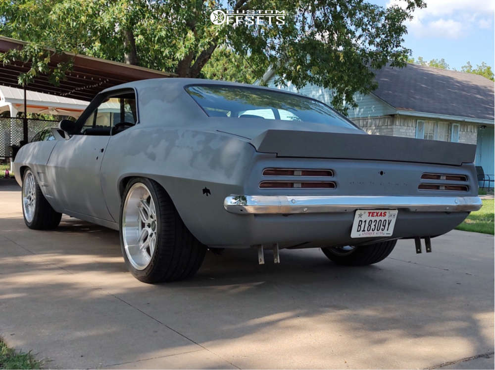 1969 Pontiac Firebird with 18x8.5 35 ESR Cs15 and 245/40R18 Toyo Tires ...
