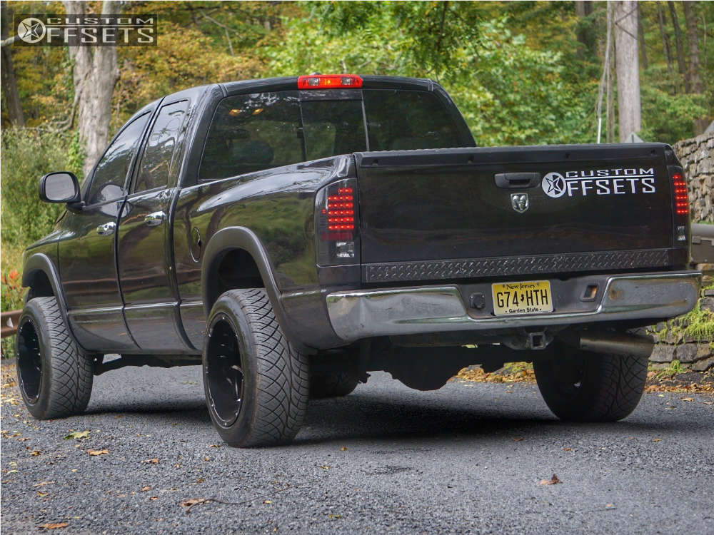 2008 Dodge Ram 1500 with 20x12 -51 Vision Prowler and 305/50R20 Nitto ...