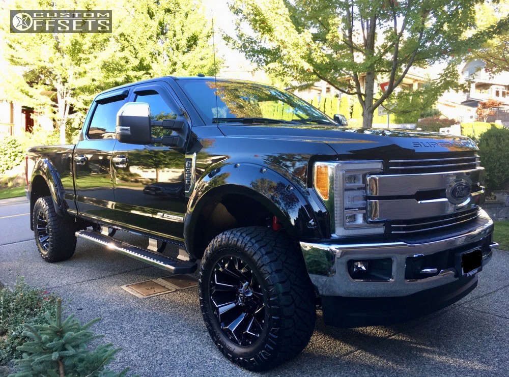 2017 Ford F-350 Super Duty with 20x10 -18 Fuel Assault and 35/12.5R20 ...