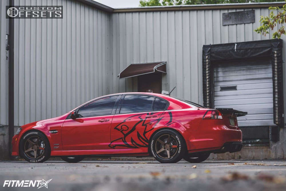 2009 Pontiac G8 with 19x9.5 35 Ferrada FR1 and 275/35R19 Hankook Ventus ...