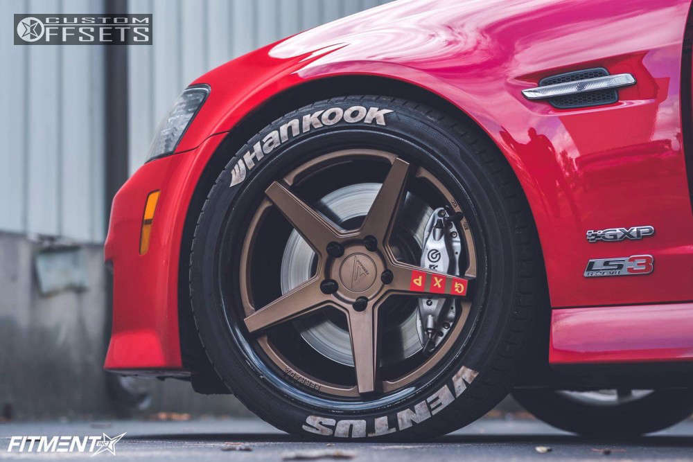 2009 Pontiac G8 with 19x9.5 35 Ferrada FR1 and 275/35R19 Hankook Ventus ...