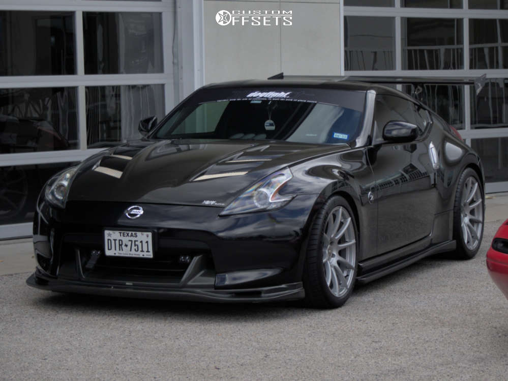 2011 Nissan 370Z with 19x9.5 22 Forgestar Cf10 and 265/35R19 Michelin ...