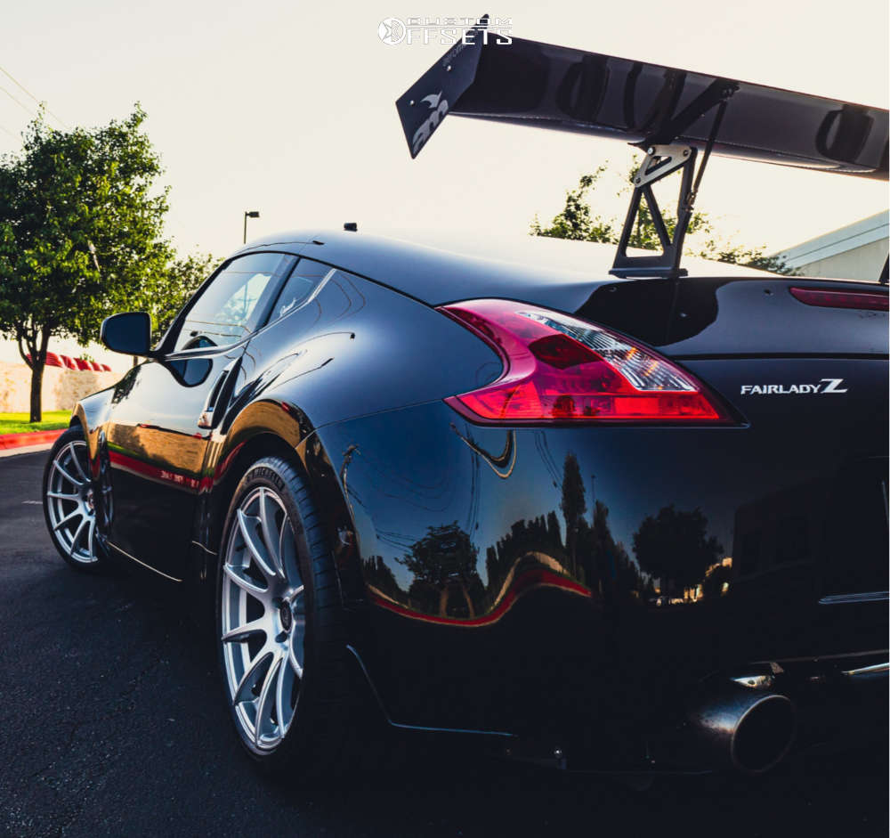 2011 Nissan 370Z with 19x9.5 22 Forgestar Cf10 and 265/35R19 Michelin ...