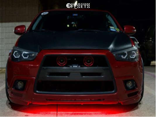 2016 Mitsubishi Outlander Sport with 20x10 40 F1R F28 and 245/35R20 ...