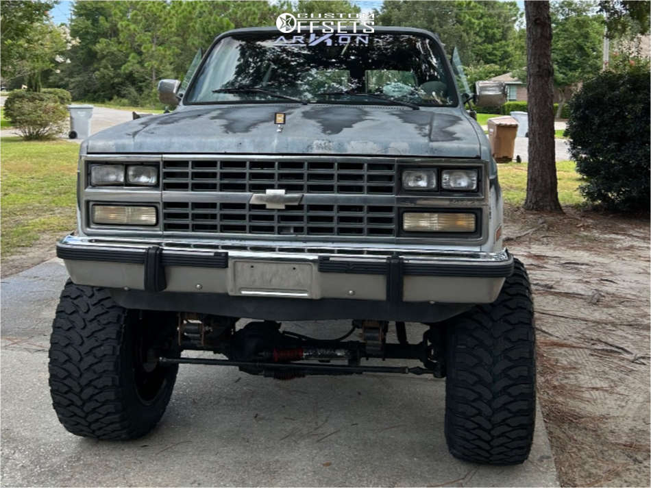1991 Chevrolet R2500 Suburban with 24x14 -81 ARKON OFF-ROAD Lincoln and ...