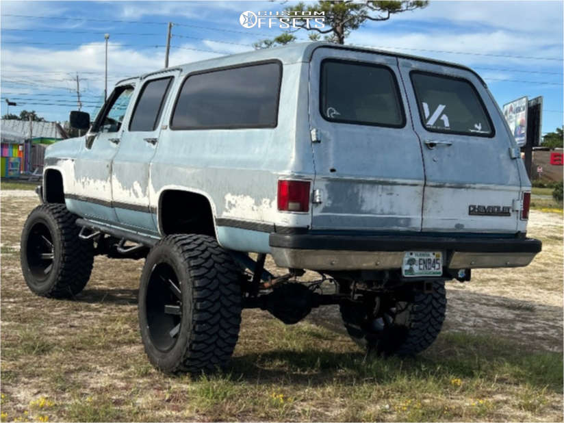 1991 Chevrolet R2500 Suburban with 24x14 -81 ARKON OFF-ROAD Lincoln and ...