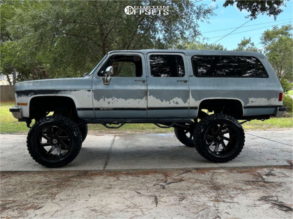 1991 Chevrolet R2500 Suburban with 24x14 -81 ARKON OFF-ROAD Lincoln and ...
