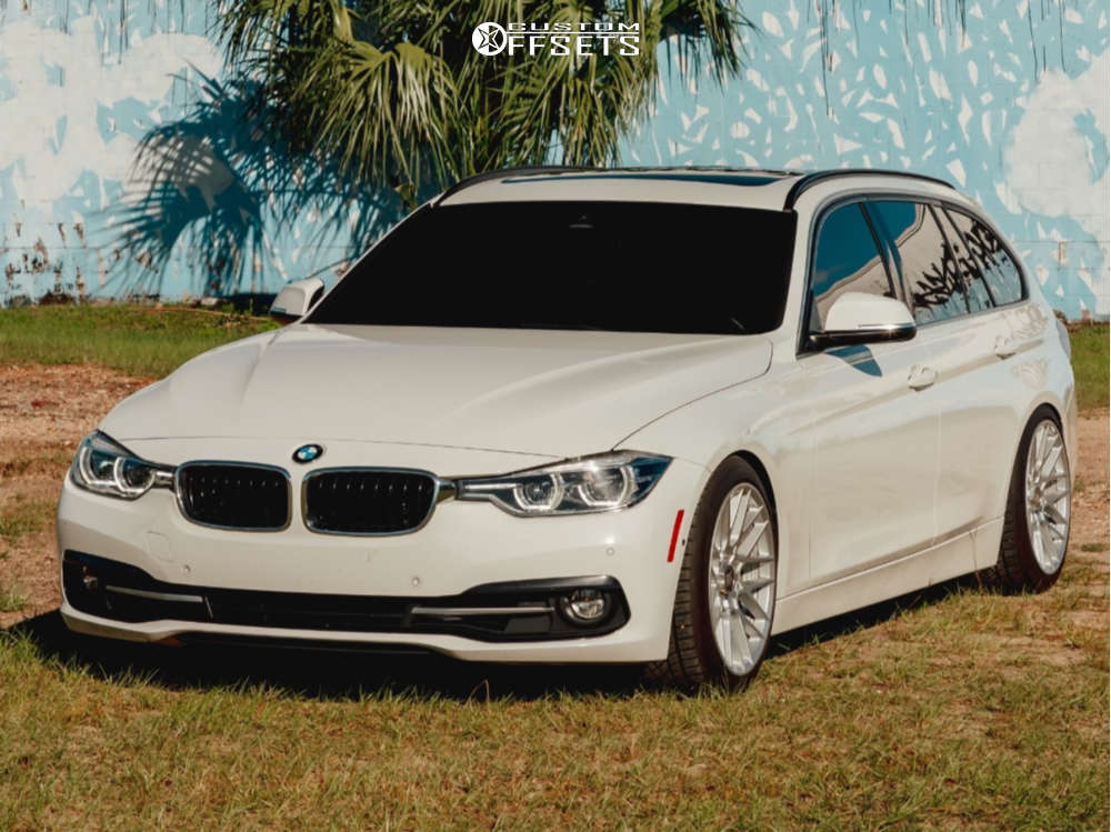 2017 BMW 330i XDrive with 18x9.5 35 Rotiform Rse and 245/45R18 ...