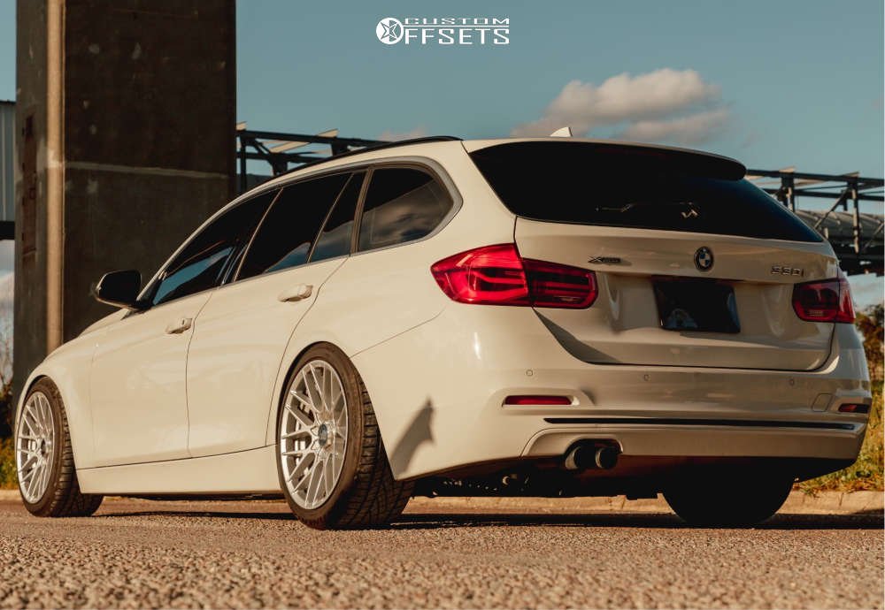 2017 BMW 330i XDrive with 18x9.5 35 Rotiform Rse and 245/45R18 ...
