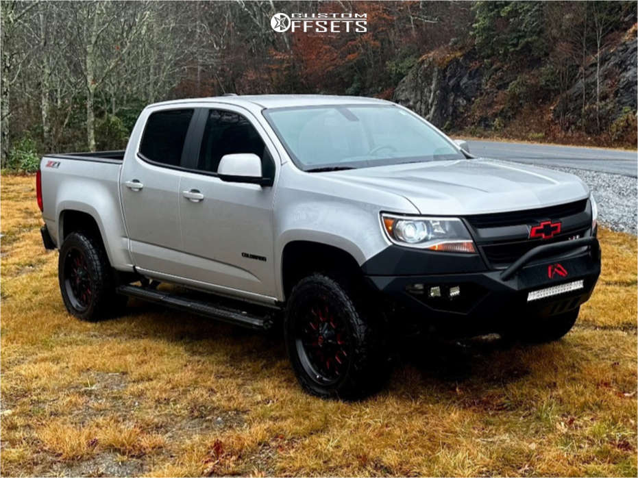 2020 Chevrolet Colorado with 20x9 19 Fuel Stroke and 265/50R20 Nitto ...
