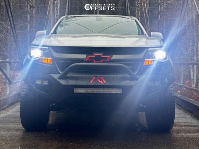 2020 Chevrolet Colorado with 20x9 19 Fuel Stroke and 265/50R20 Nitto ...