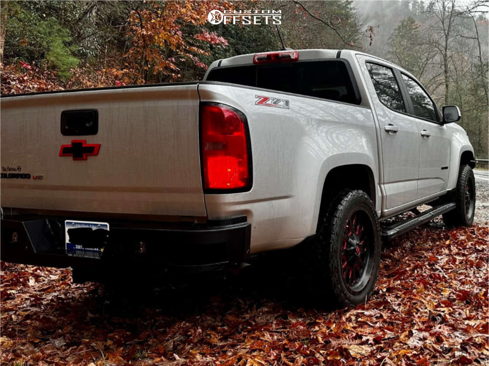 2020 Chevrolet Colorado with 20x9 19 Fuel Stroke and 265/50R20 Nitto ...