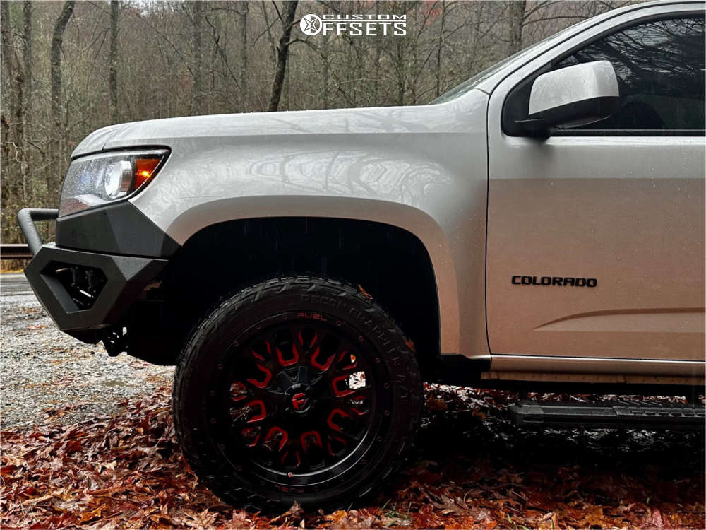 2020 Chevrolet Colorado with 20x9 19 Fuel Stroke and 265/50R20 Nitto ...