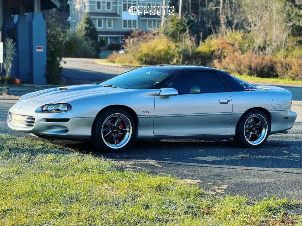 2000 Chevrolet Camaro with 18x9.5 29 Weld Racing Ventura and 245/40R18 ...