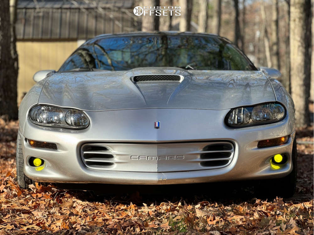 2000 Chevrolet Camaro with 18x9.5 29 Weld Racing Ventura and 245/40R18 ...