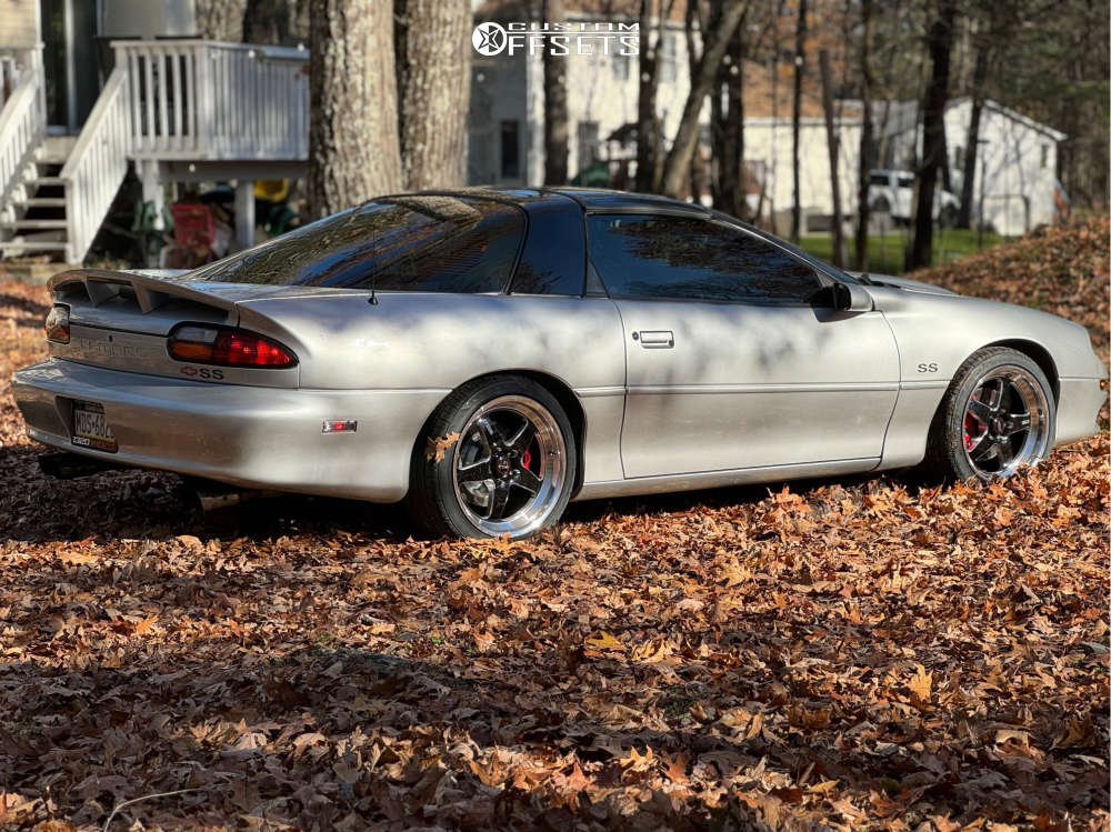 2000 Chevrolet Camaro with 18x9.5 29 Weld Racing Ventura and 245/40R18 ...