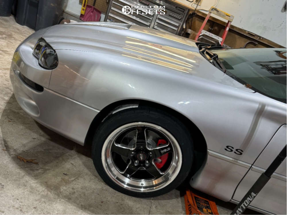 2000 Chevrolet Camaro with 18x9.5 29 Weld Racing Ventura and 245/40R18 ...