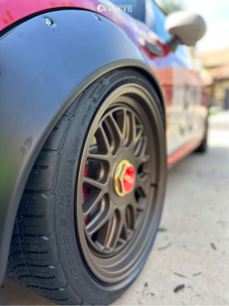 2024 Mini Cooper with 18x9.5 15 ESR Cr1 and 255/35R18 BFGoodrich G ...