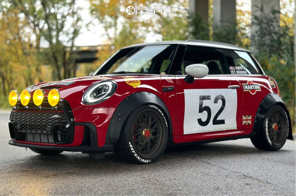 2024 Mini Cooper with 18x9.5 15 ESR Cr1 and 255/35R18 BFGoodrich G ...