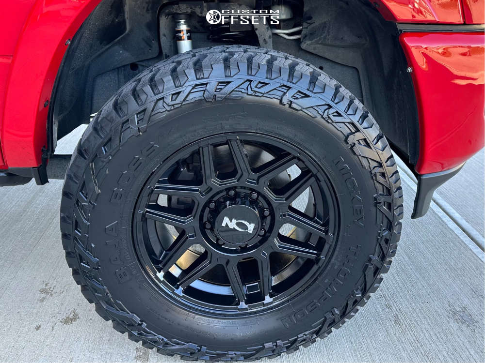 2021 Ram 2500 with 20x9 18 Alloy Ion Style 146 and 37/12.5R20 Mickey Thompson Baja Boss A/T and ...